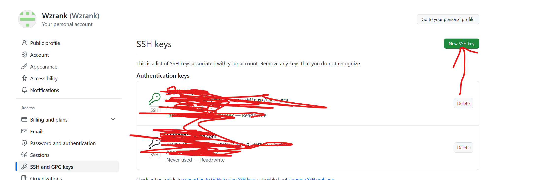 关于小白git使用ssh连接Github（1）_git ssh github-CSDN博客