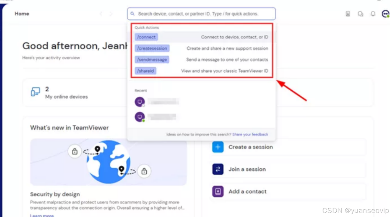 访问移动设备更方便， TeamViewer 设备列表怎样用_teamviewer怎么添加托管设备-CSDN博客