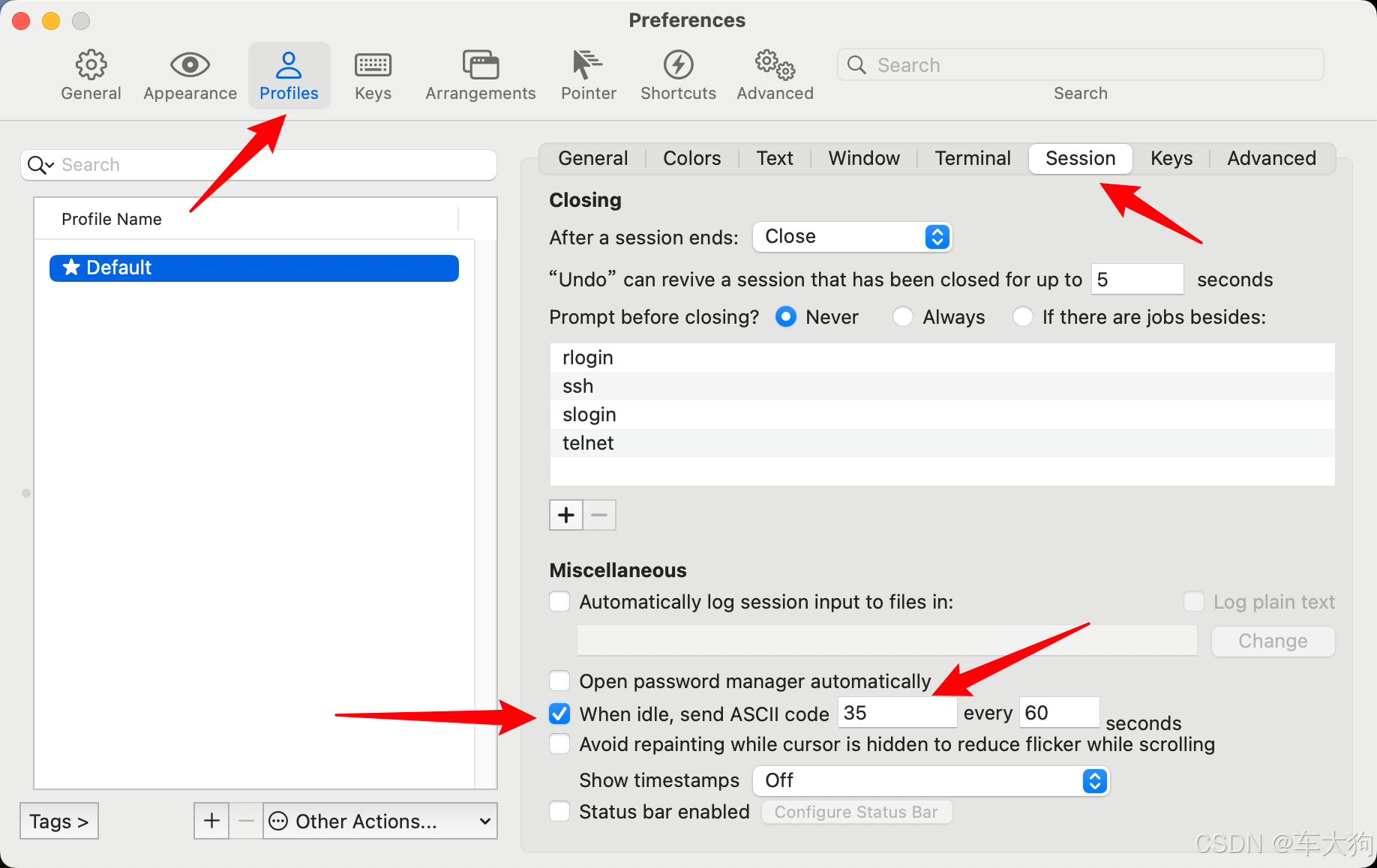 iTerm保持ssh远程连接_iterm ssh-CSDN博客