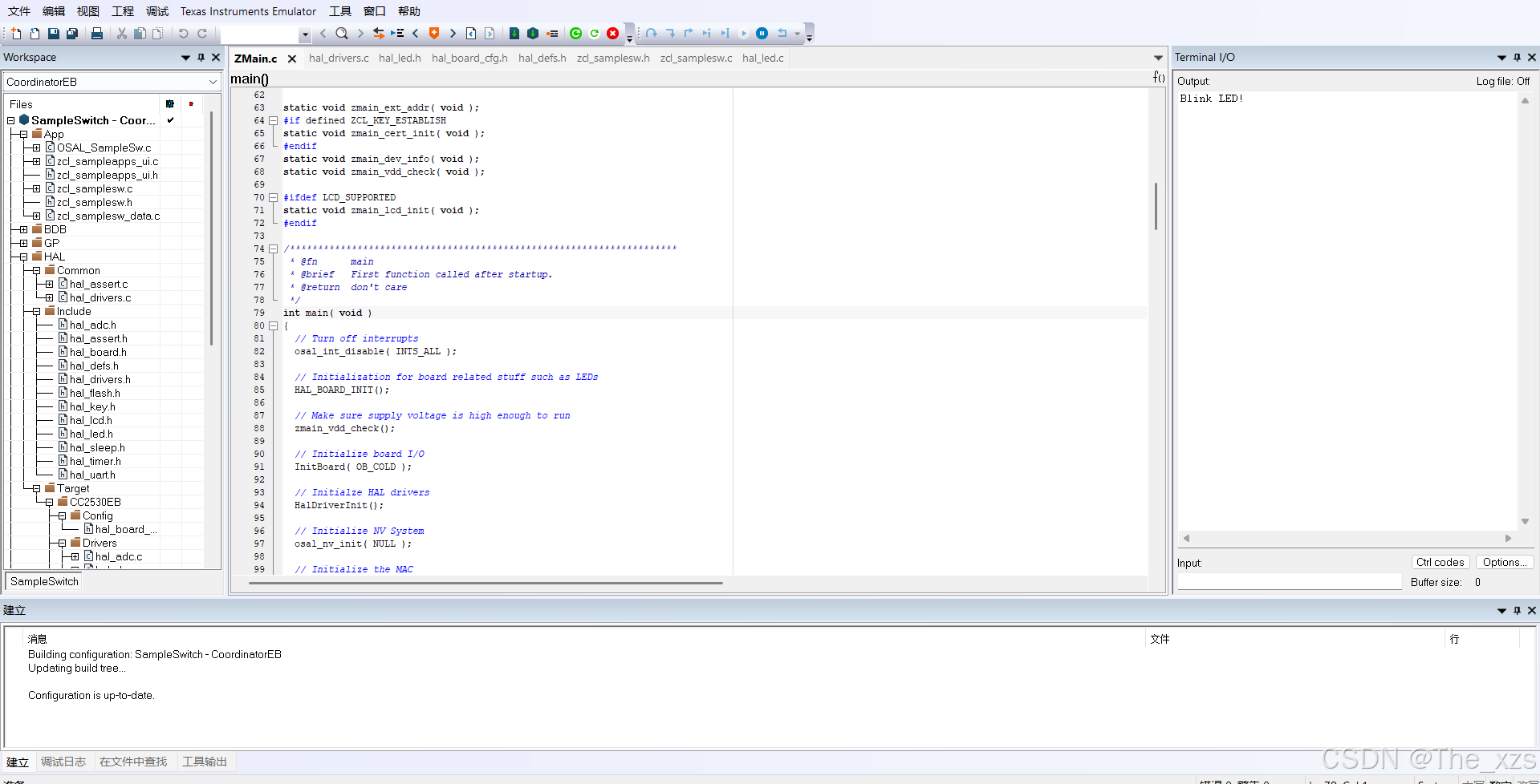 【CC2530 教程 十三】CC2530 Z-Stack 协议栈HAL调用_cc2530 hal-CSDN博客