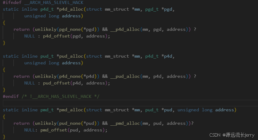 四级页表与五级页表_pgd p4d pud pmd pte-CSDN博客