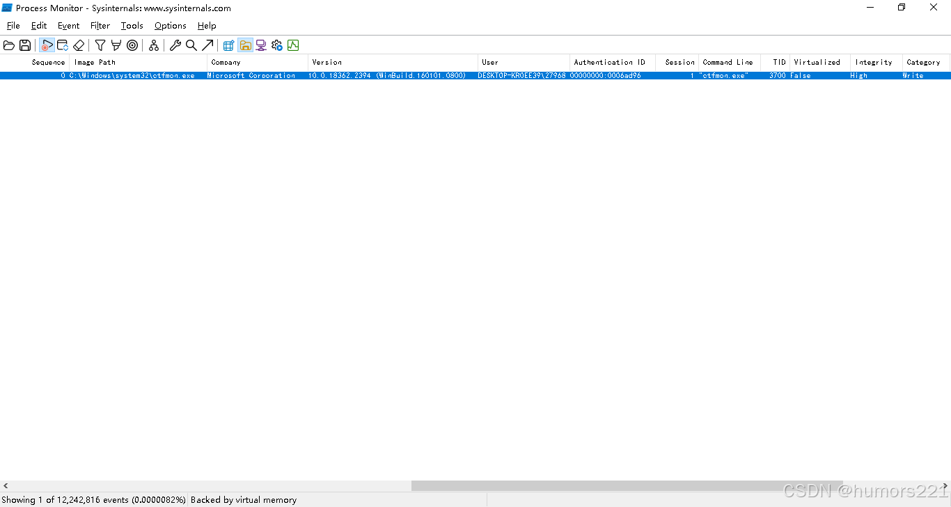 图说进程监视器Process Monitor_process monitor怎么用-CSDN博客