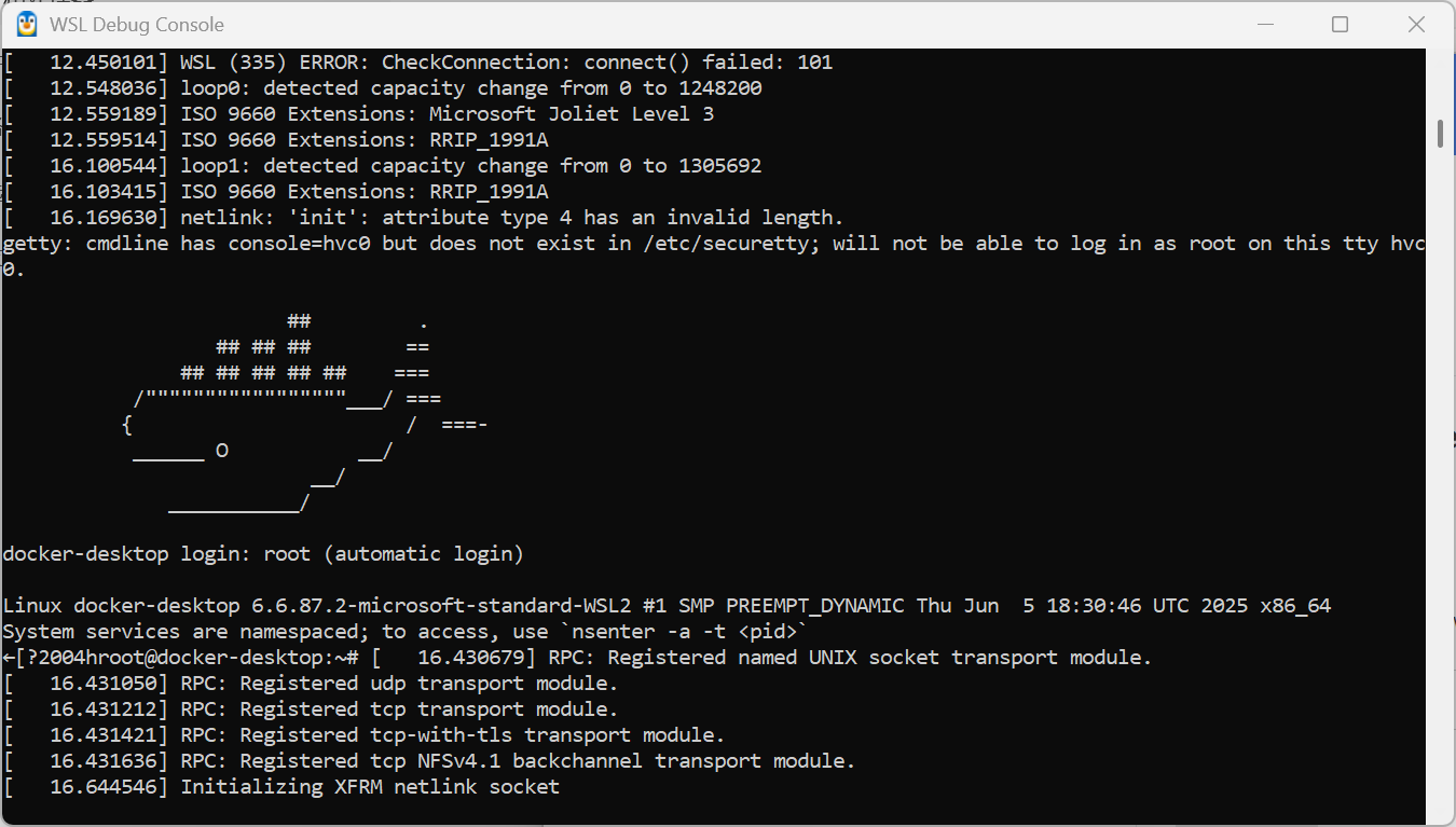 【笔记】解决 WSL 迁移后 Docker 出现 “starting services: initializing Docker API Proxy: setting up docker ap ...