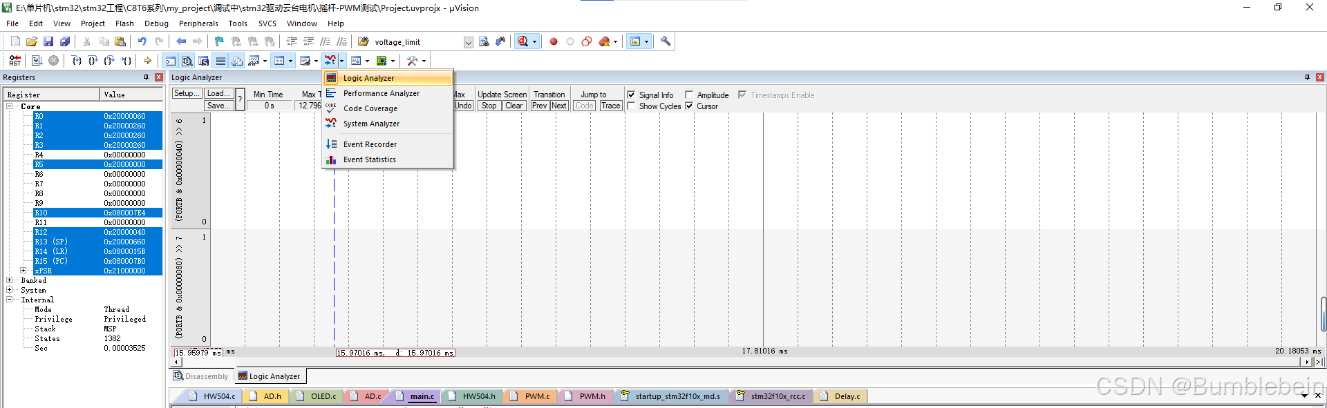 Keil5仿真PWM波形的配置过程以及Xtal时钟灰色无法修改的备选方案_keil xtal-CSDN博客