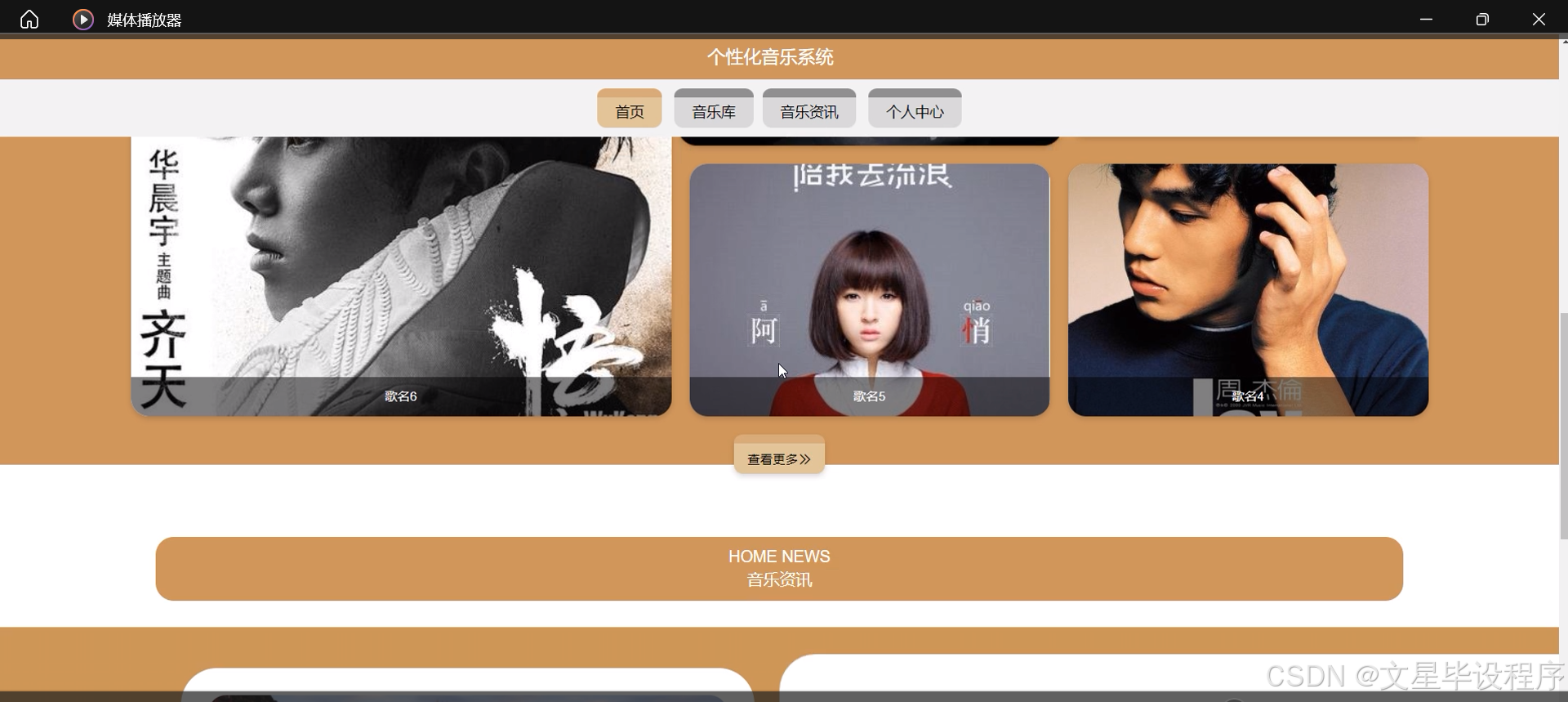 基于ssmvue个性化音乐系统开题报告程序论文java Csdn博客