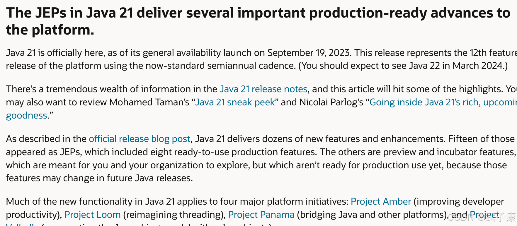 AI研究-131 Java 17/21/25 全面对比：关键特性、并发优化与升级注意事项_java17和java21-CSDN博客