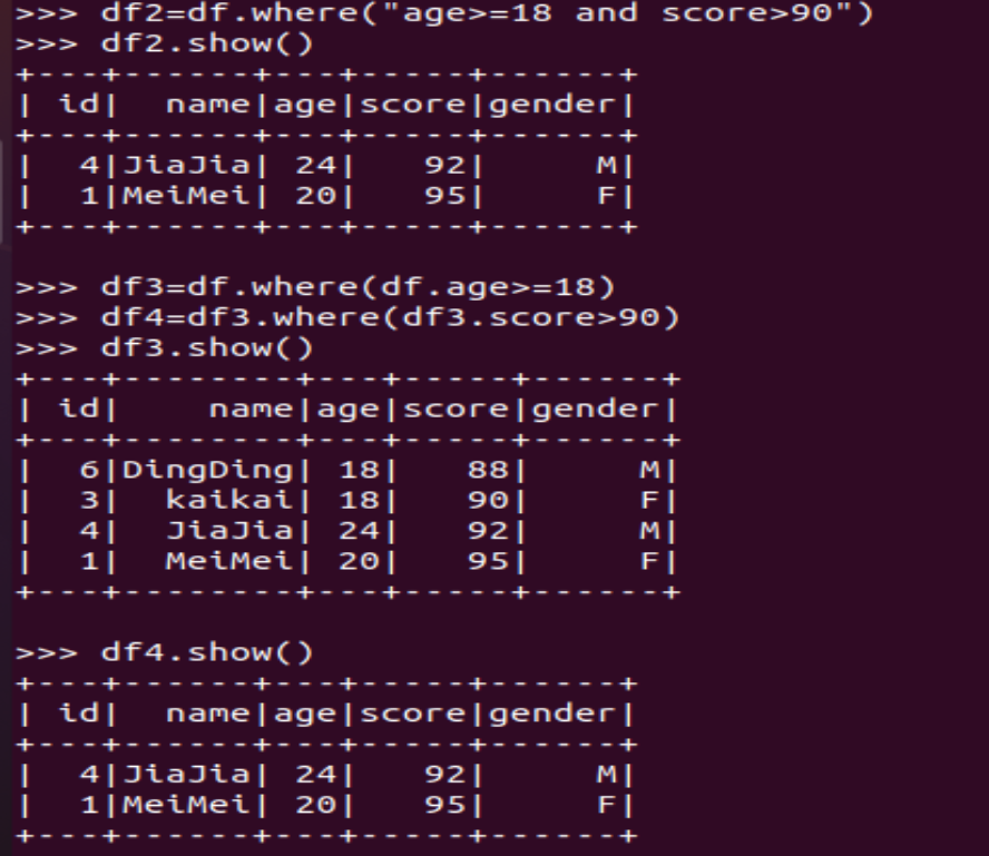 DataFrame的数据操作（DSL）-CSDN博客