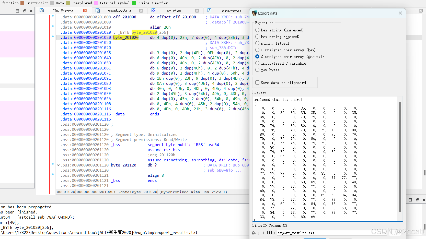 buuctf-re [ACTF新生赛2020]Oruga 题解_[actf新生赛2020]oruga 1-CSDN博客