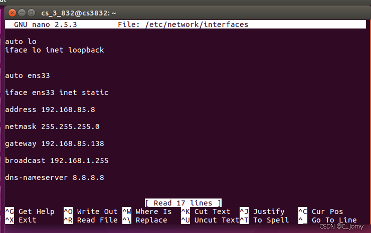Ubuntu16.04网络配置：虚拟机ping不通外网的问题_ubuntu16.04 ping不通-CSDN博客