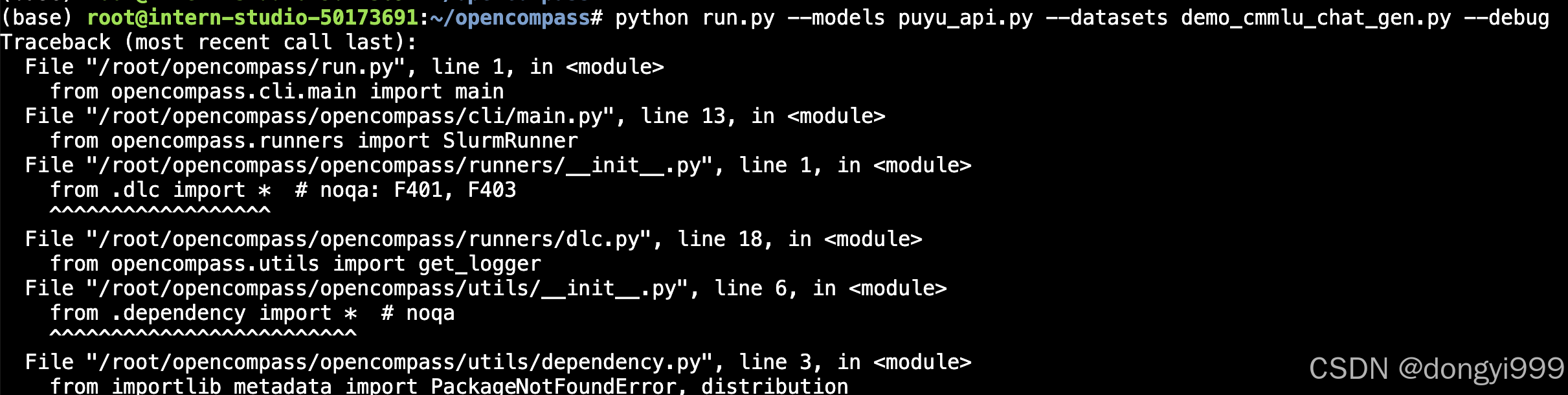 小试OpenCompass 评测_opencompass.cli.arguments.apimodelconfig-CSDN博客