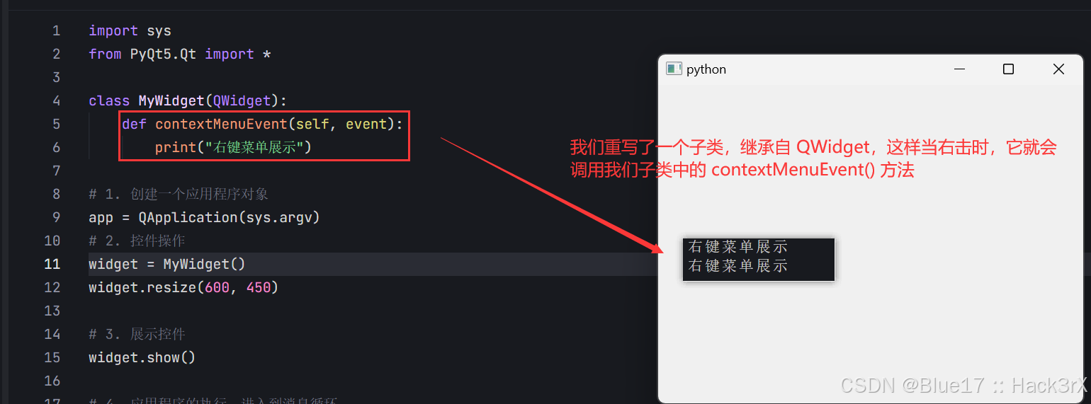 Python GUI 编程 | QPushButton 按钮控件详解 — 内置信号 & 右键菜单设置_python qpushbutton-CSDN博客