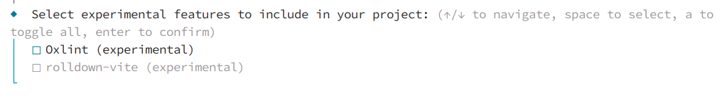 create-vue第三个选项_oxlint rolldown-vite-CSDN博客