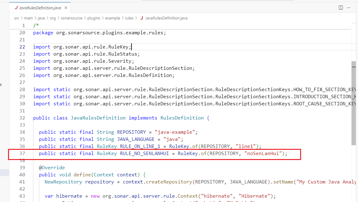 SonarQube自定义代码检验规则保姆级教程_sonarqube自定义规则-CSDN博客