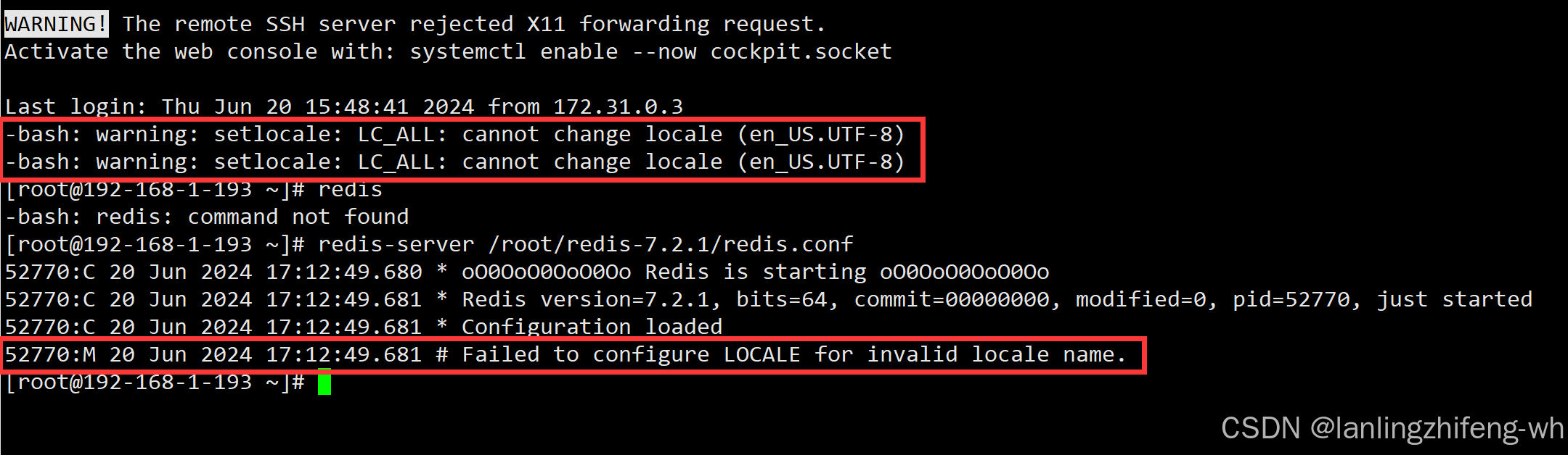 记录客户反馈某云locale异常导致安装redis,nginx等服务异常_redis failed to configure locale for invalid local-CSDN博客