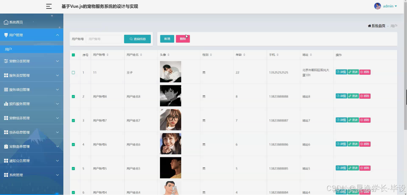 2025毕设springbootvue基于vuejs的宠物服务系统的设计与实现论文程序 Csdn博客
