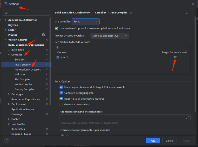 java: 警告: 源发行版 17 需要目标发行版 17_java: 错误: 无效的源发行版:17-CSDN博客