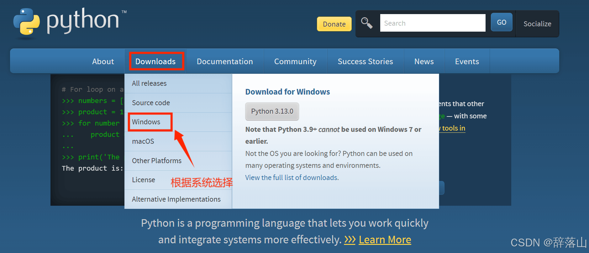 喂饭级教程，不罗嗦的python安装教程（超详细）_welcome to python.org-CSDN博客