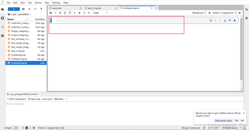 GEE基于conda环境使用python版本（Jupyter Book）_python调用gee-CSDN博客