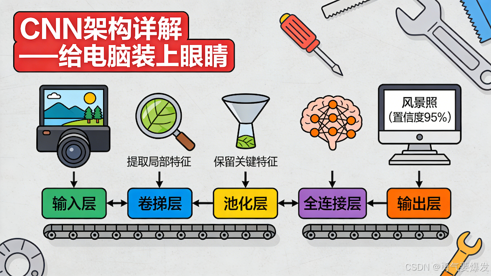【第三阶段—深度学习】第十九章：CNN架构详解——给电脑装上眼睛-CSDN博客