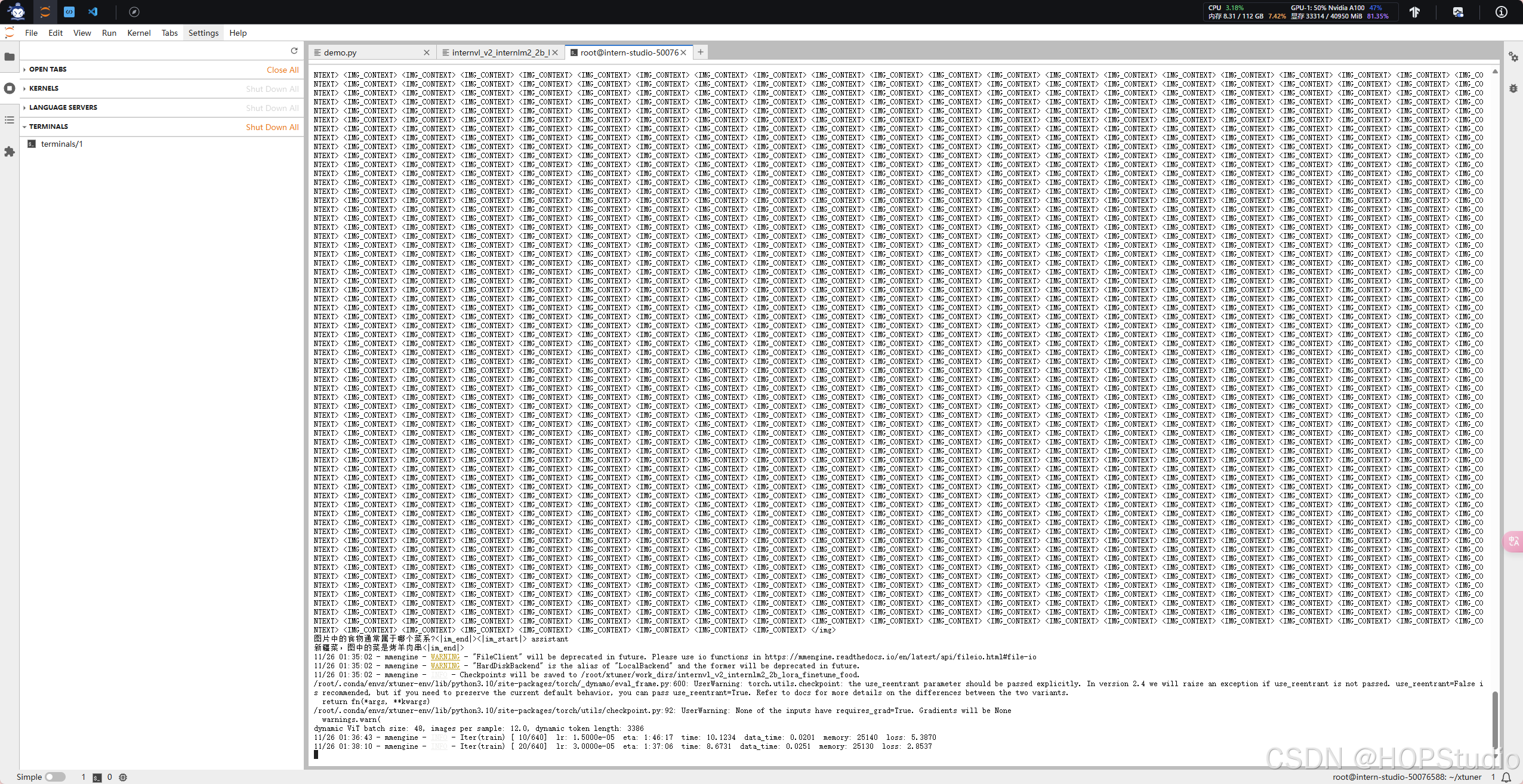 InternVL 多模态模型部署微调实践_internvl本地部署-CSDN博客
