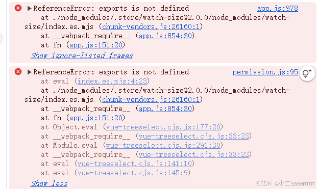 vue cli babel 设置兼容es5 后 开发与生产模式都会报错 ReferenceError: exports is not defined-CSDN博客