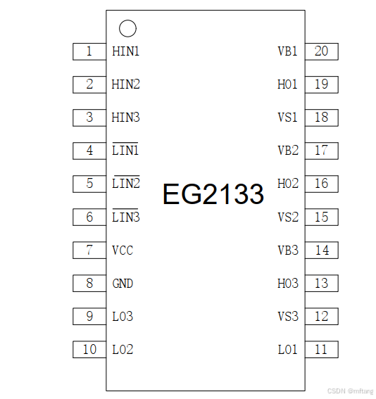 三相独立半桥驱动芯片EG2133的介绍和应用-CSDN博客