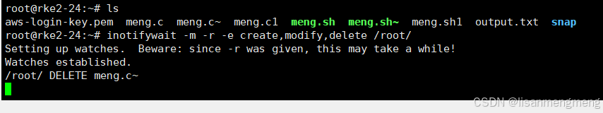 inotifywait 命令介绍和使用案例-CSDN博客