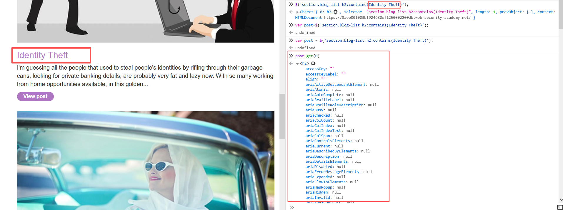 Lab: DOM XSS in jQuery selector sink using a hashchange event-CSDN博客
