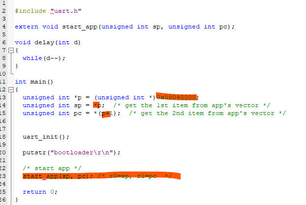 2. 基于单片机从零写bootloader之第1个bootloader（APP有异常向量表）-CSDN博客
