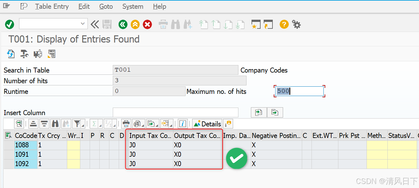 FI配置-财务会计-为非征税事务分配税务代码(事务码OBCL&后台表T001&英文Assign Tax Codes for Non ...