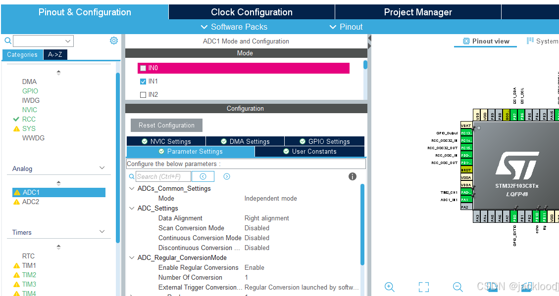 基于cubeMX的STM32F103C8T6的智能台灯设计_stm32智能台灯-CSDN博客