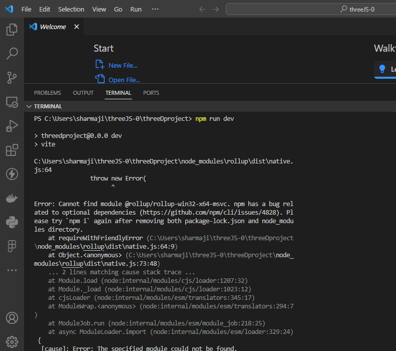 解决 Vite 安装报错：Cannot find module @rollup/rollup-win32-x64-msvc-CSDN博客