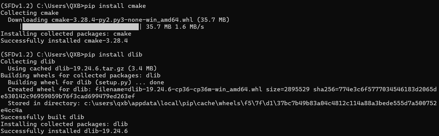 python安装dlib库部分问题解决方案_cmake is not installed on your system!-CSDN博客