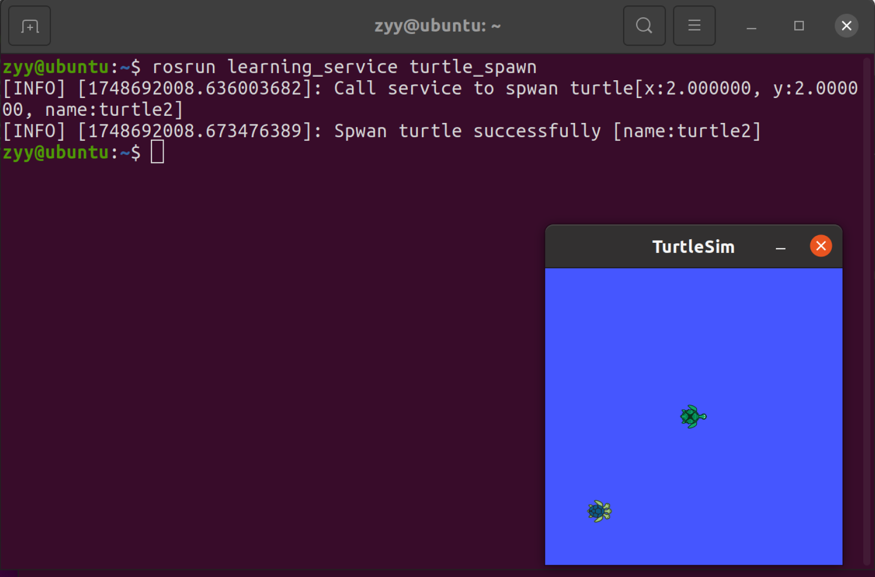 ROS笔记4——服务通讯之客户端Client的实现（以小海龟为例，含c++和python两种实现形式）_ros client c++-CSDN博客