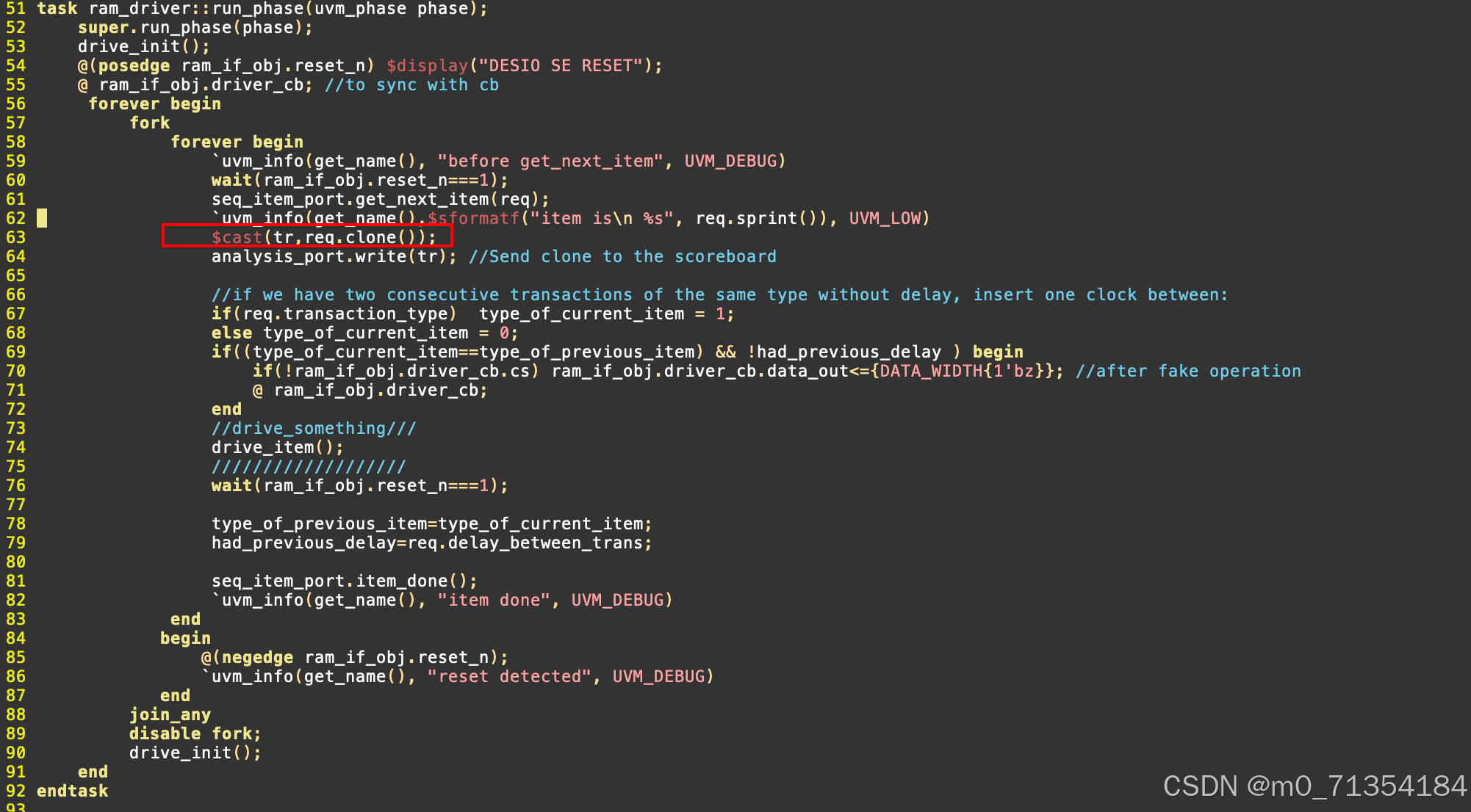 uvm中使用clone时，为什么要使用$cast_uvm $cast-CSDN博客