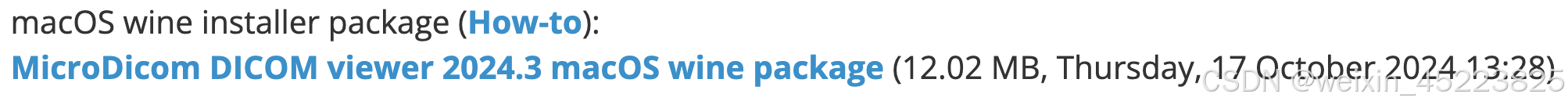 MacOS安装microdicom【高效无坑版】_microdicom mac-CSDN博客