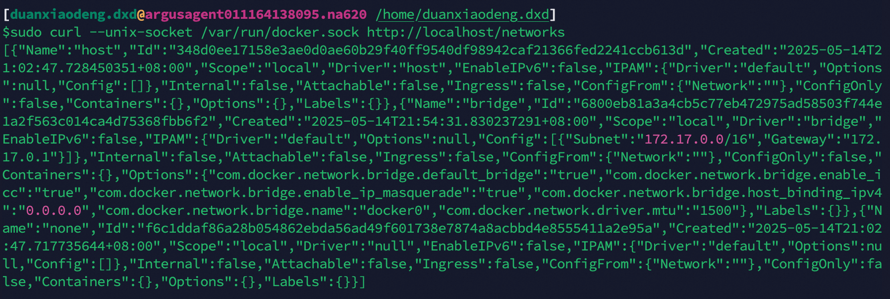 通过Unix域套接字获取Docker信息_linux 主机访问docker的unix socket-CSDN博客
