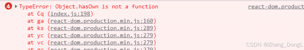 Uncaught(in promise)TypeError:0bject.hasOwn is not a function 报错解决 ...