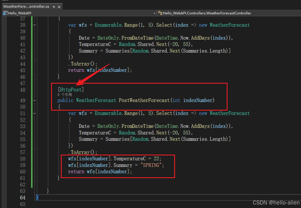 ASP.Net Core Web API---1---HelloWorld_getweatherforecast-CSDN博客