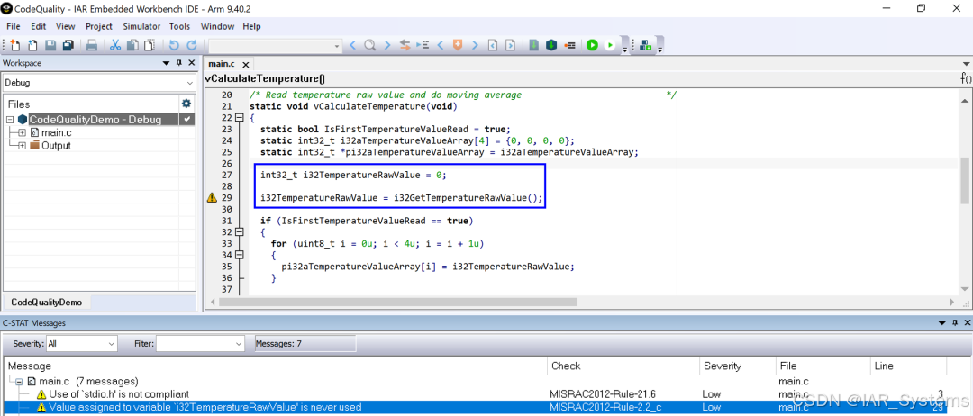 如何对相关代码屏蔽C-STAT对应的规则检查_iar c-stat-CSDN博客