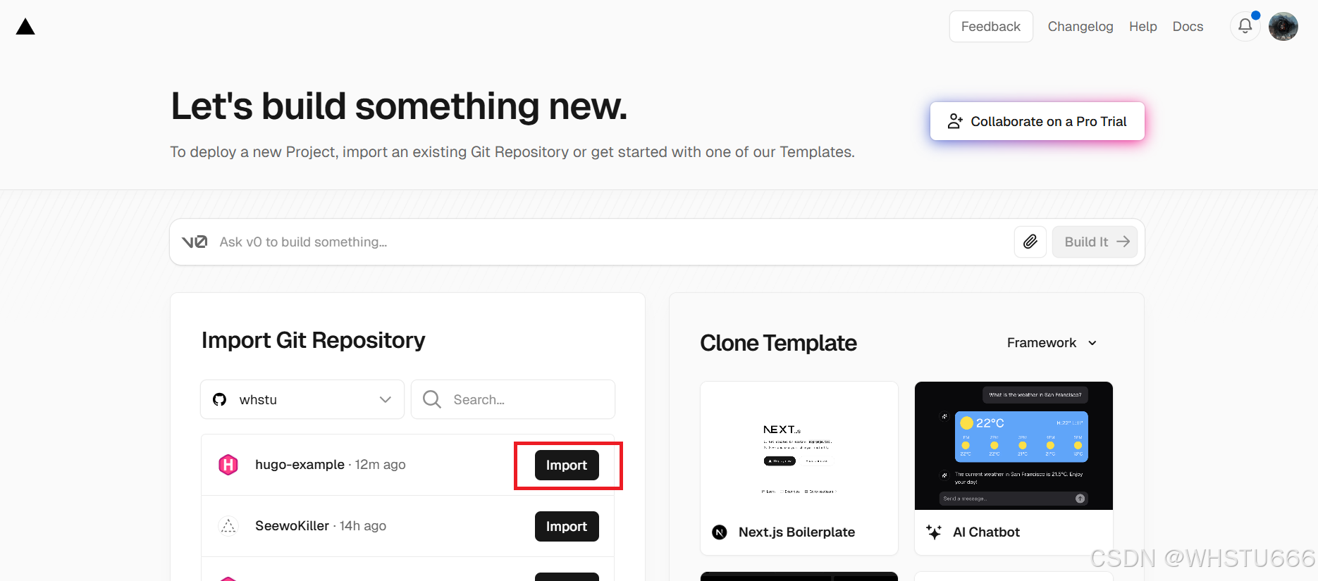 【教程】Vercel/Cloudflare Pages免本地服务器部署Hugo博客项目_请设置你的uuid变量,或尝试重试部署,检查变量是否生效?-CSDN博客