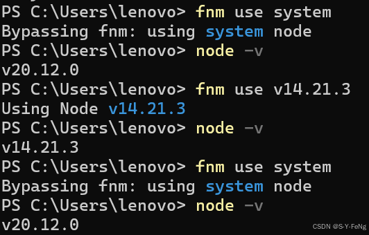 fnm包管理器，快速切换node.js版本_fnm切换node版本-CSDN博客