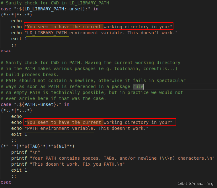 buildroot编译时错误输出:You seem to have the current working directory in your PATH-CSDN博客