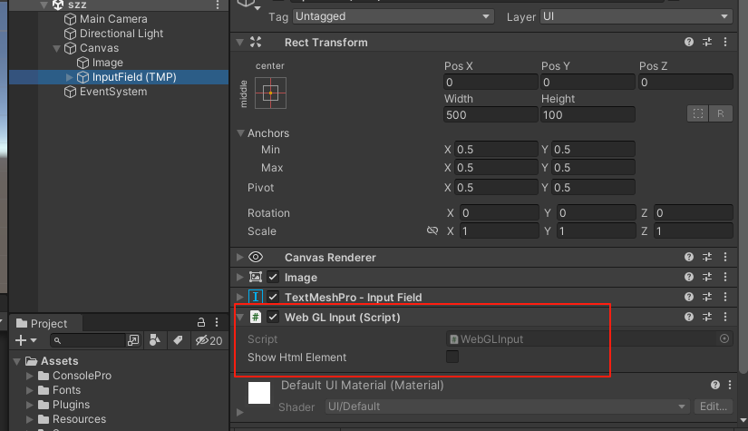 【unity打包webgl，inputfiled输入框不能输入中文的问题，支持全屏输入】unity Webgl输入中文 Csdn博客