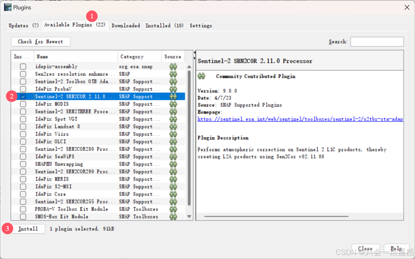（全网最详细教程）SNAP及Sen2Cor和Sen2Coral的安装_sen2cor安装-CSDN博客