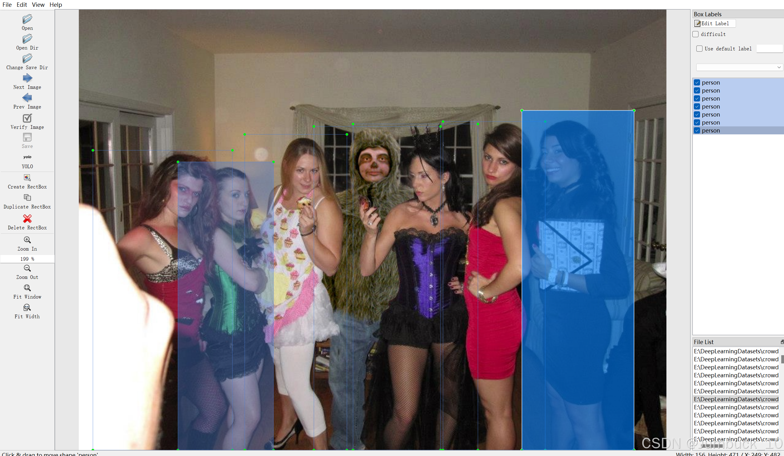 行人检测数据集CrowdHuman简介，odgt标注格式转为yolo格式_crowdhuman数据集-CSDN博客