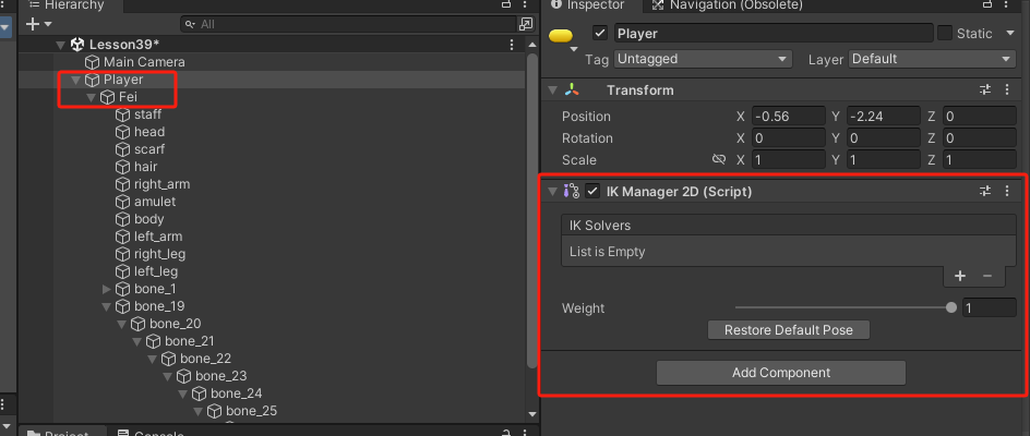 Unity学习--2D动画--[骨骼动画]反向动力学IK_unity 2d ik 控制尾巴-CSDN博客