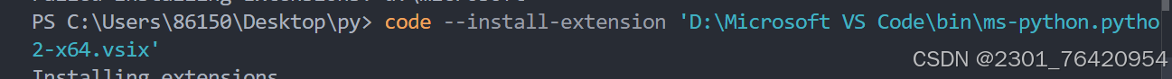 新手vscode 手动安装python扩展vscode安装python扩展 Csdn博客