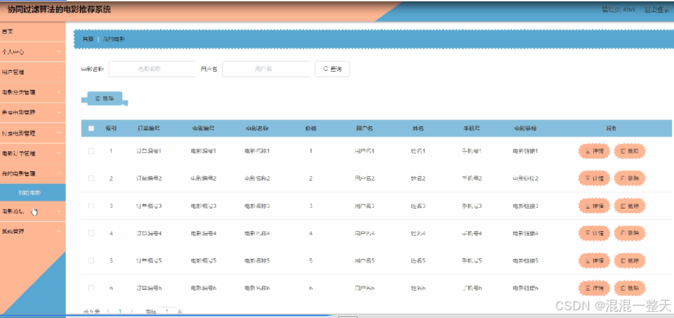 39基于springbootvue协同过滤算法的电影推荐系统基于springboot和vue的协同过滤算法的电影推荐系统 Csdn博客
