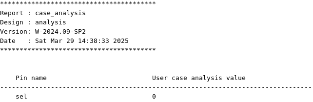 SDC命令详解：使用set_case_analysis命令进行约束_set case analysis-CSDN博客